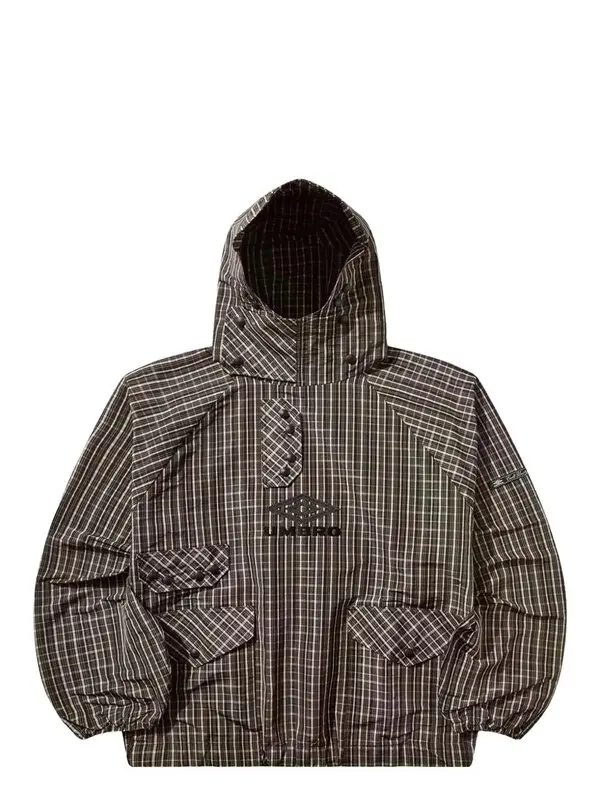 UMBRO Checked Hooded Jacket - Brown