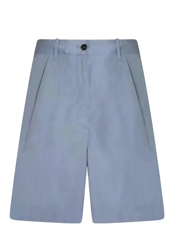 NINE:INTHE:MORNING Gabardine Shorts - Blue