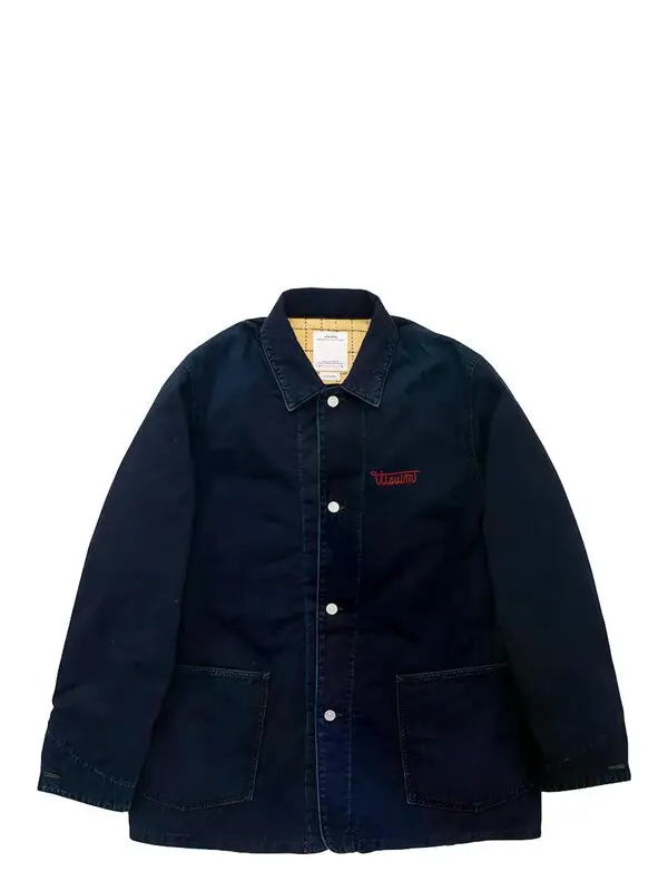 Visvim Indigo Logo Jacket - Blue