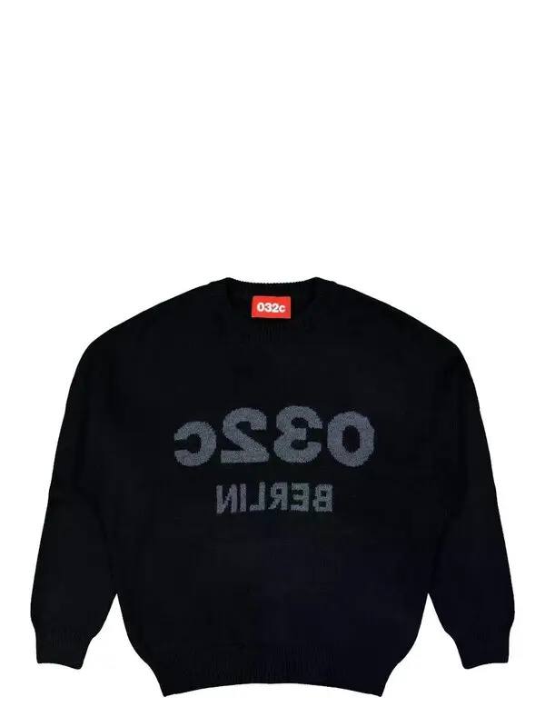 032C Crew-neck Sweatshirt - Black