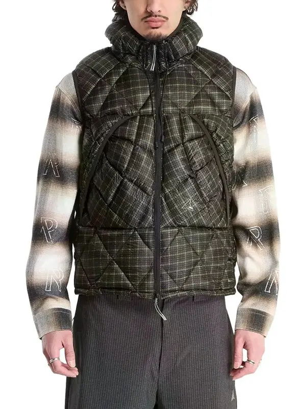 ROA Hooded Down Gilet - Grey