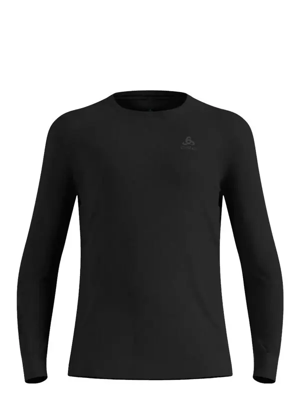 ODLO Natural Merino 200 Long-sleeve Wool Top - Black