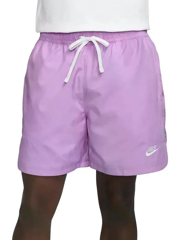 Nike Logo-embroidered Shorts - Purple