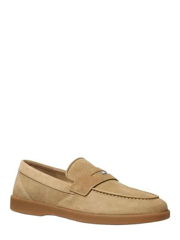Michael Kors Wesley Suede Loafer - Natural