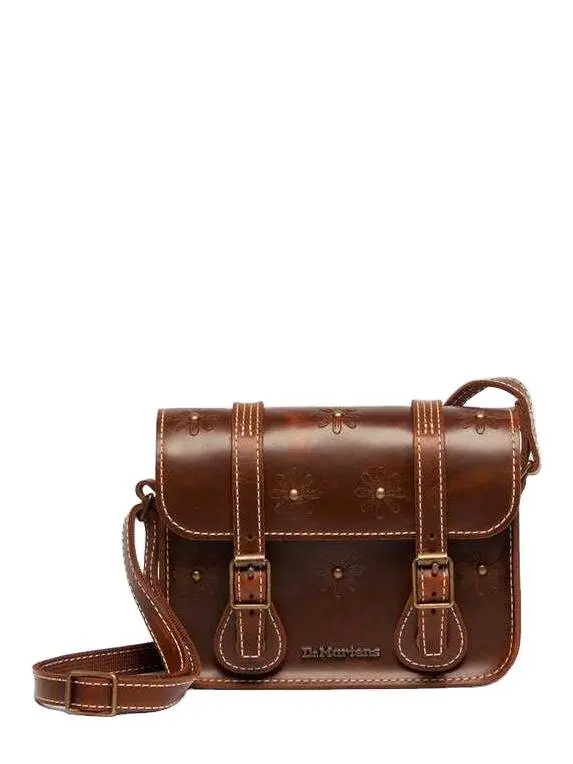 Dr. Martens 7 Inch Mayhem Leather Satchel - Tan