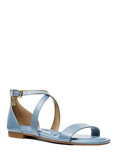 Michael Kors Alexa Flex Leather Sandal - Blue