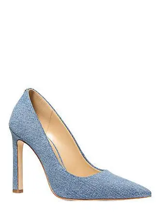 Michael Kors Amara Denim Pumps - White