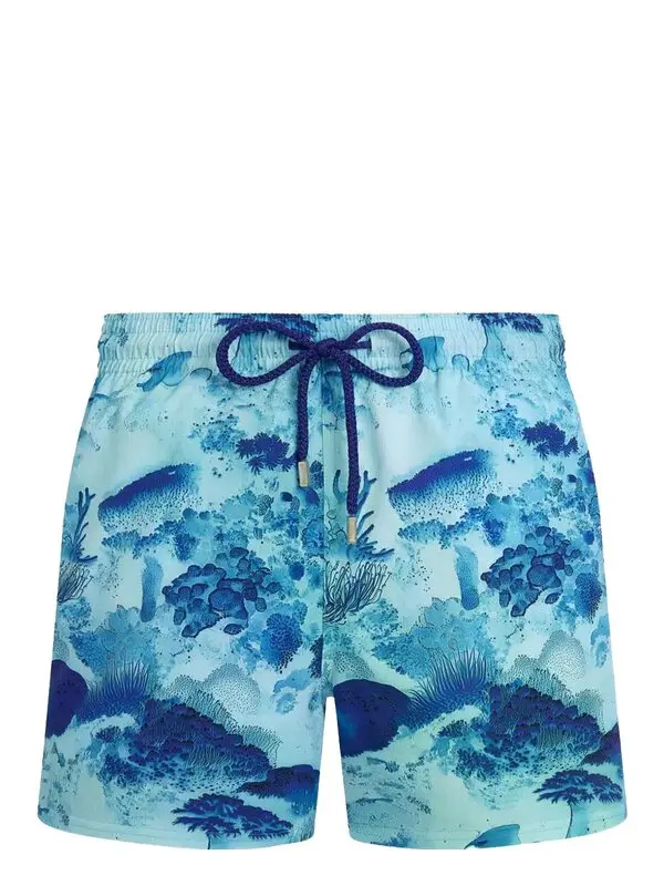 Vilebrequin Printed Swim Shorts - Blue