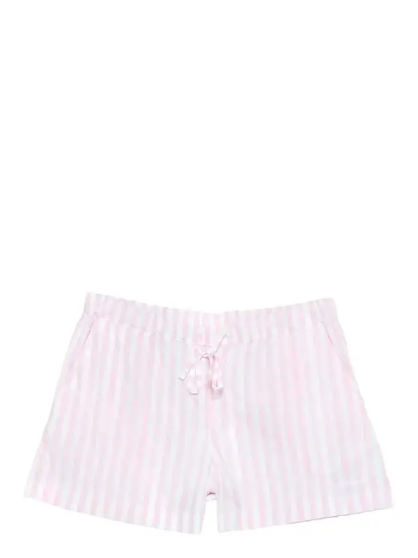 Hunza G Striped Drawstring Shorts - Pink
