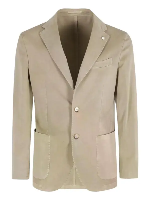 L.B.M. Single-breasted Blazer - Neutrals