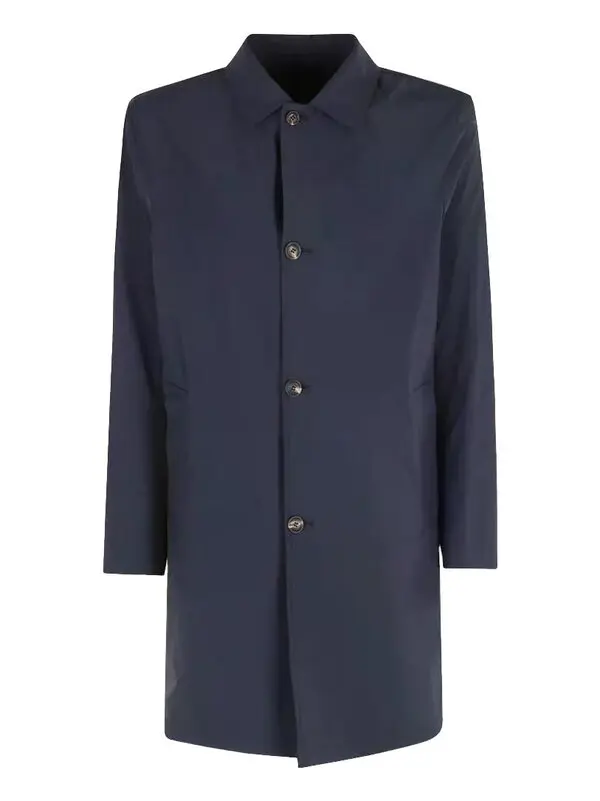 KIRED Buttoned Mid-length Coat - Blue