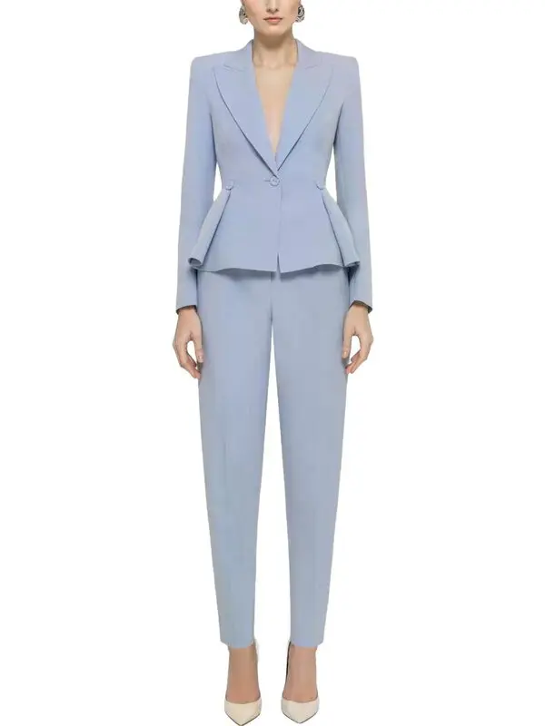 NISSA High-rise Trousers - Blue