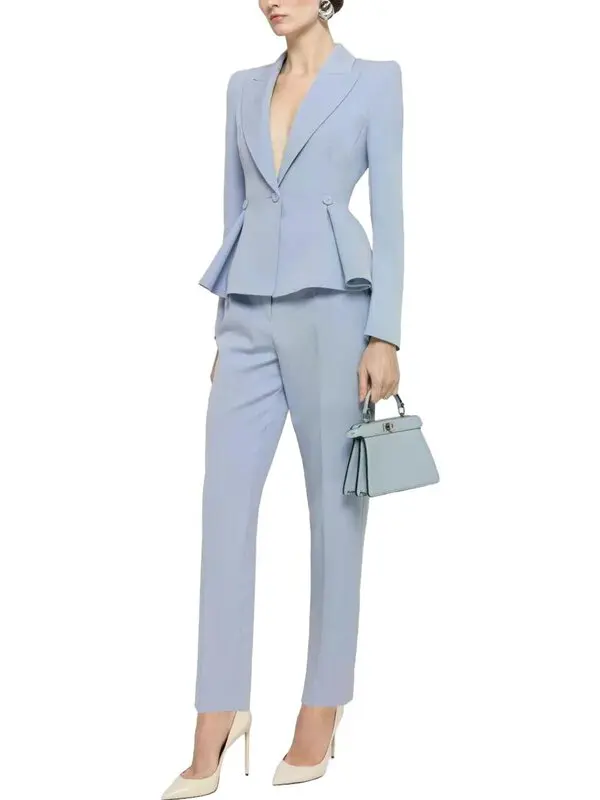 NISSA High-rise Trousers - Blue
