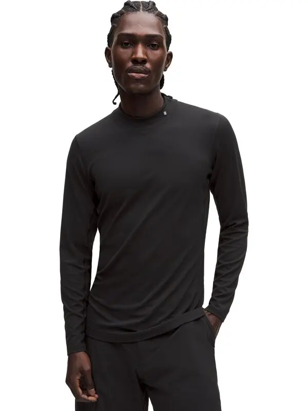 Lululemon Mock Neck Long Sleeve Golf Base Layer - Black
