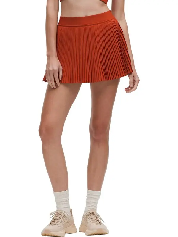 Lululemon Repleat High-rise Tennis Skirt - Autumn Rust