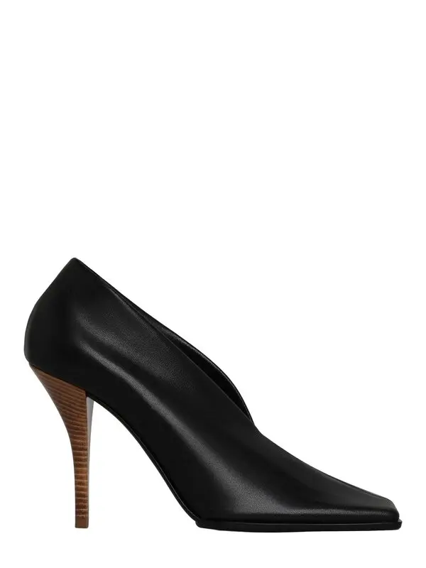 Alaïa Leather Square-toe Pumps 90 - Black