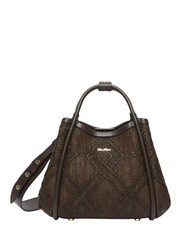 Max Mara Embellished Top-handle Bag - Brown