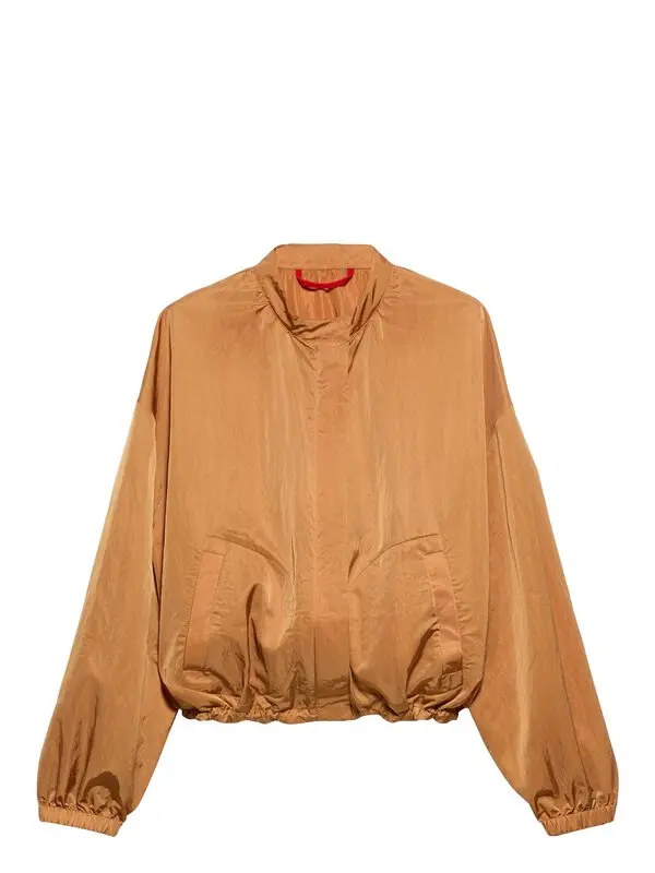Max & Co. Taffeta Bomber Jacket - Brown