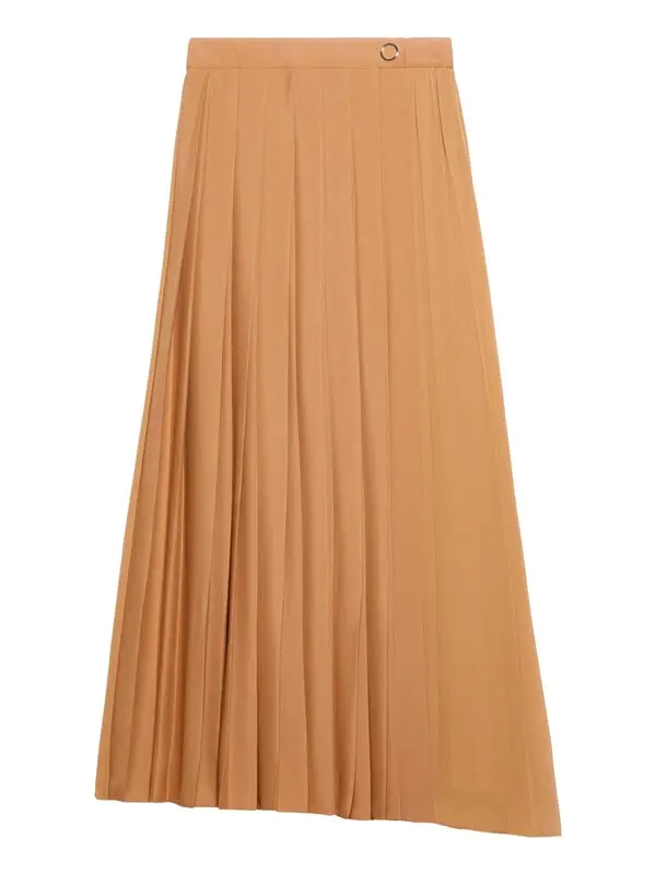 Max & Co. Pleated Maxi Skirt - Yellow