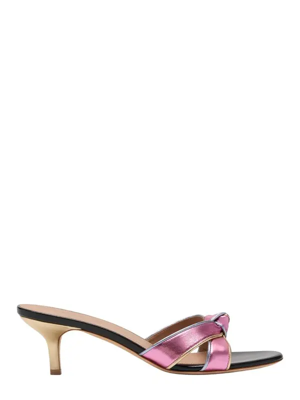 MALONE SOULIERS Raquel Heeled Mules - Pink