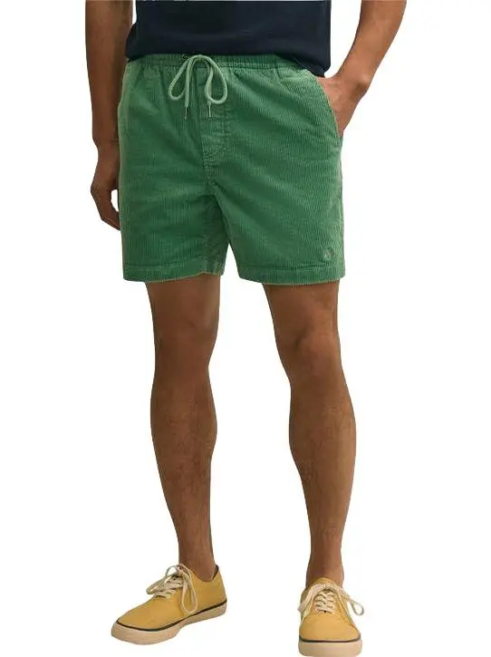 Brooks Brothers Corduroy Drawstring Shorts - Malachite Green