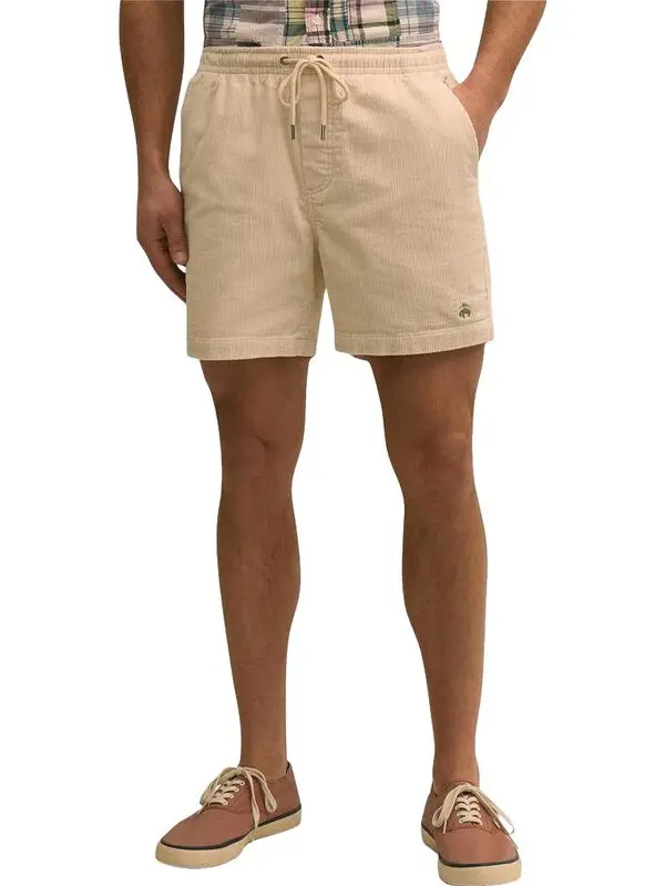 Brooks Brothers Corduroy Drawstring Shorts - Summer Sand
