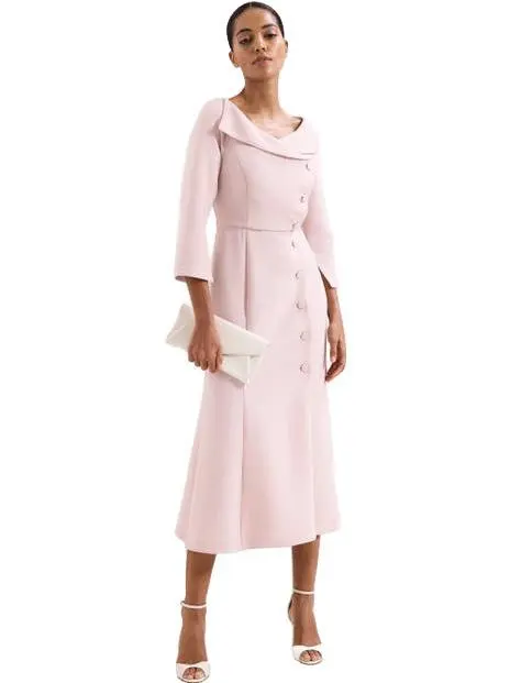 PHASE EIGHT Sienna Tux Dress - Pale Pink