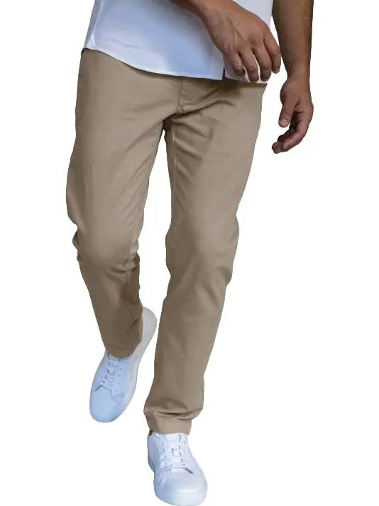 PETER MANNING NYC Stretch Chinos Slim Fit - Khaki