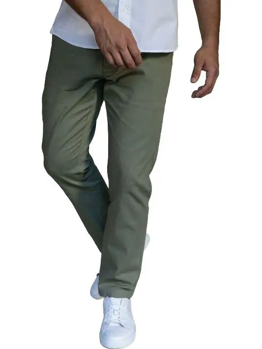 PETER MANNING NYC Stretch Chinos Slim Fit - Olive