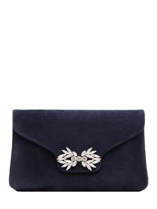 PHASE EIGHT Sparkle Clutch Bag - Navy