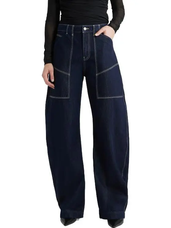Hugo Boss Cargo Balloon Jeans - Dark Blue