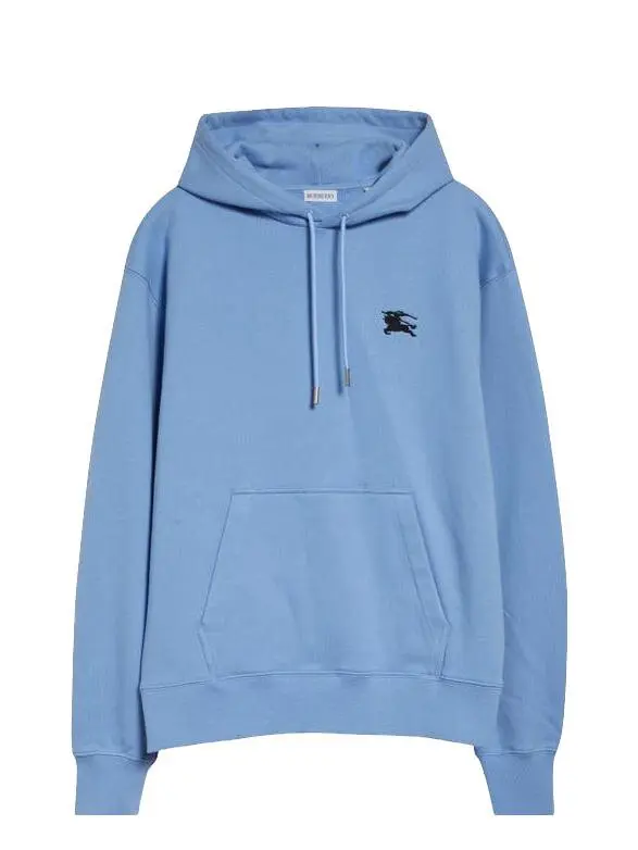 Burberry Reilly Ekd Stamp French Terry Hoodie - Cornflower Blue