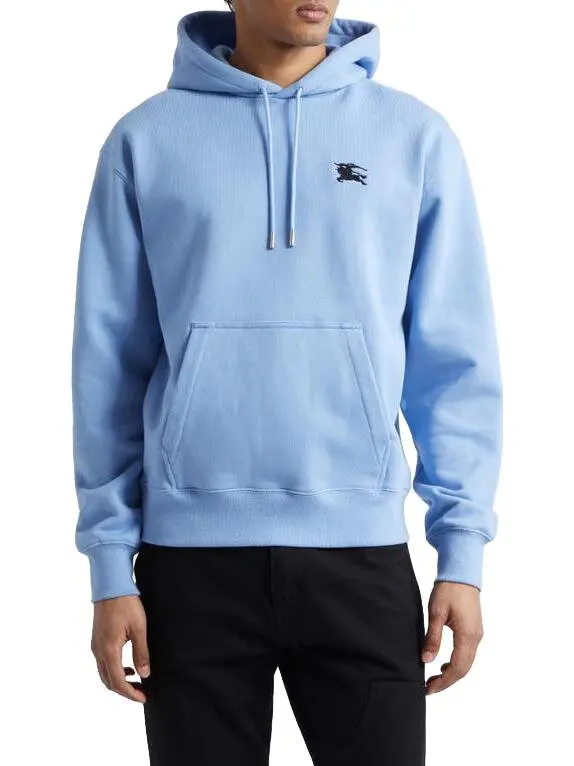 Burberry Reilly Ekd Stamp French Terry Hoodie - Cornflower Blue