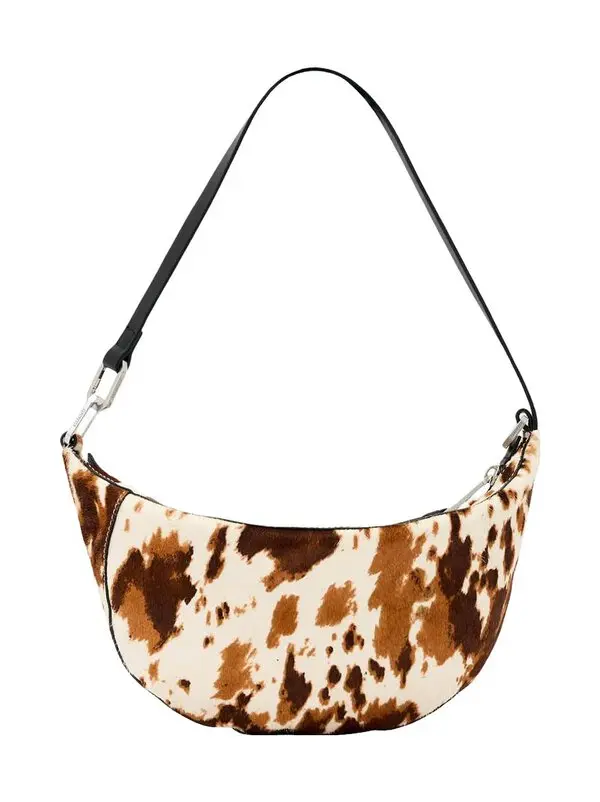 ALLSAINTS Micro Luna Calf Hair Shoulder Bag - Cow Print