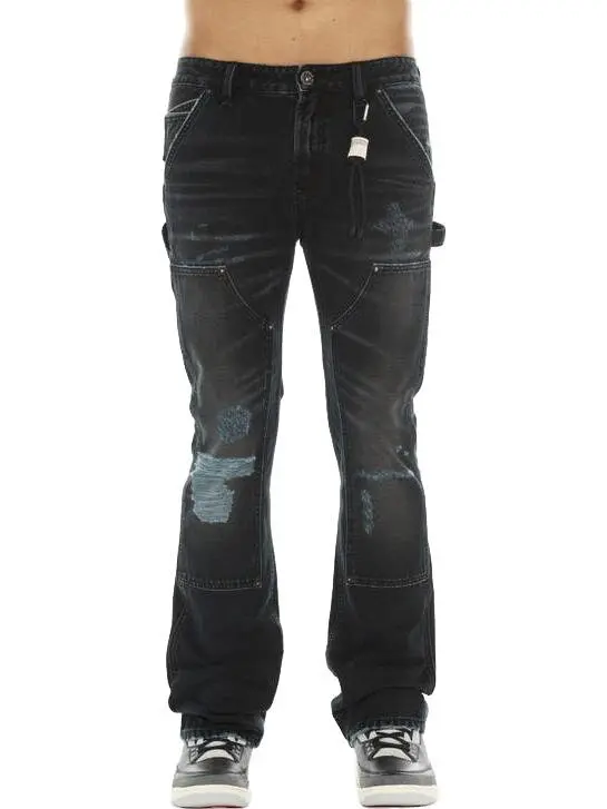 CULT OF INDIVIDUALITY Lenny Carpenter Bootcut Jeans - Vintage Black