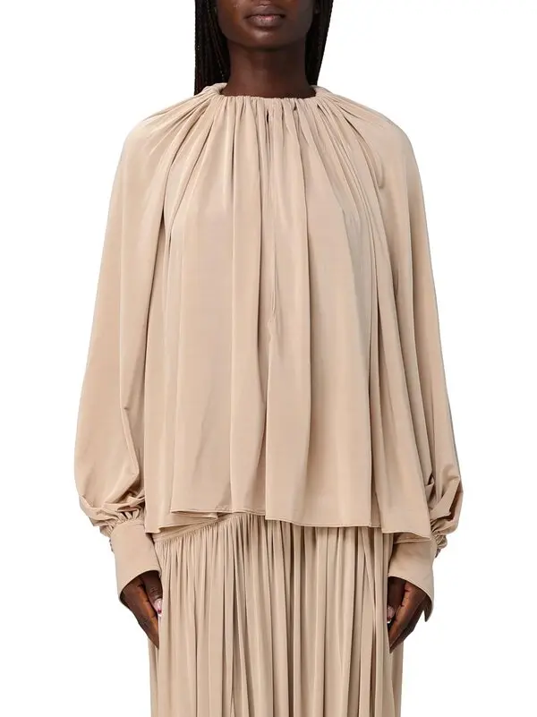 FERRAGAMO Stretch Viscose Blouse - Beige