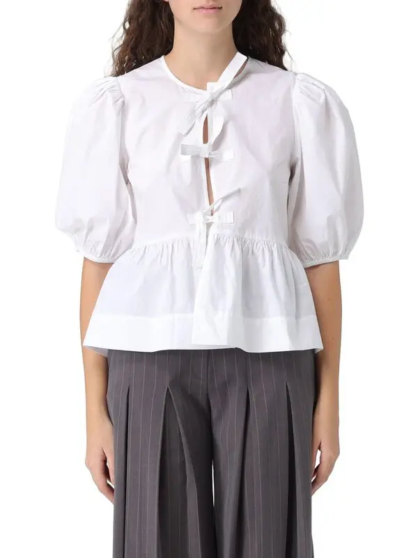 GANNI Top - White