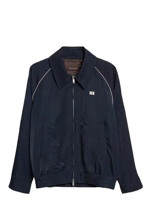 WALES BONNER Guide Nylon Track Jacket - Navy