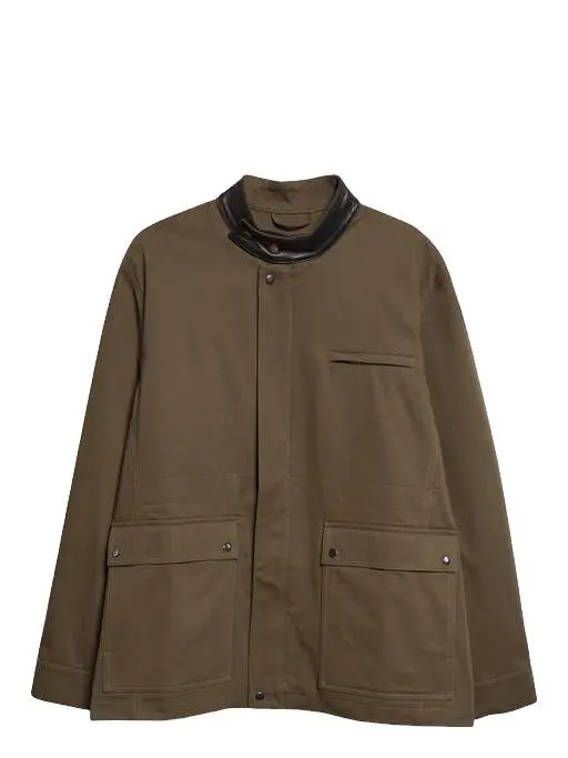 WALES BONNER Vision Cotton Field Jacket - Olive/black