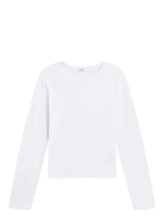 LESET Margo Long Sleeve T-shirt - White