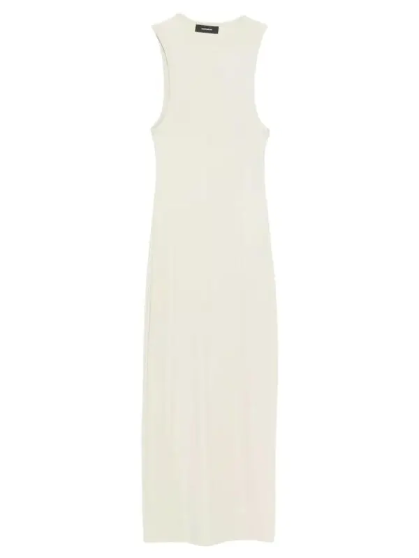 Wardrobe.NYC Sleeveless Dress Ribbed Knit - Neutrals