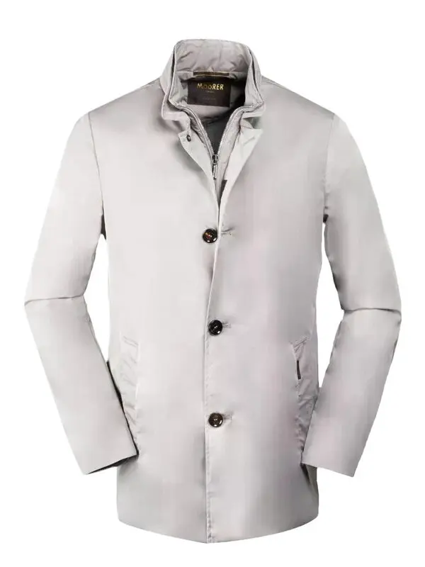 MOORER Button-fastening Jacket - Grey