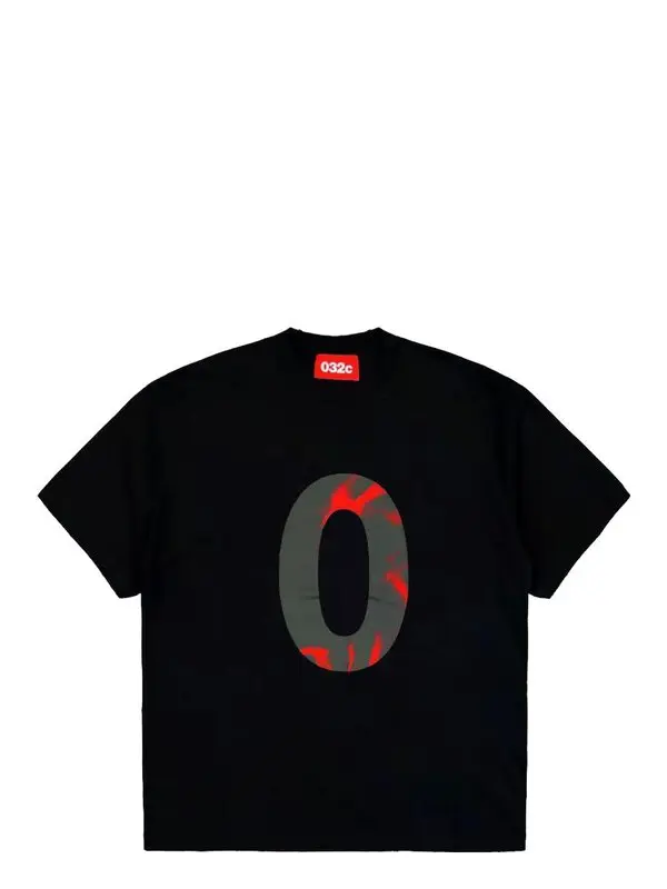 032C Short-sleeve T-shirt - Black