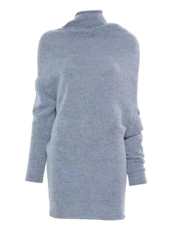 VIKTORIA CHAN Juliet Skewed Sweater - Blue