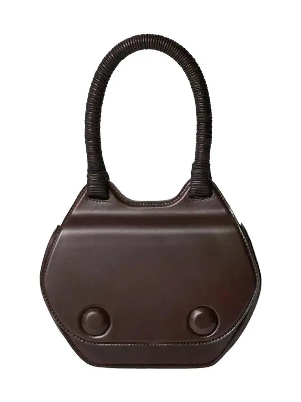 LEMAIRE Braided Handle Tote - Brown