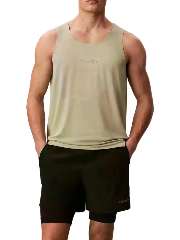 Calvin Klein Water-repellent Layered Shorts - Black