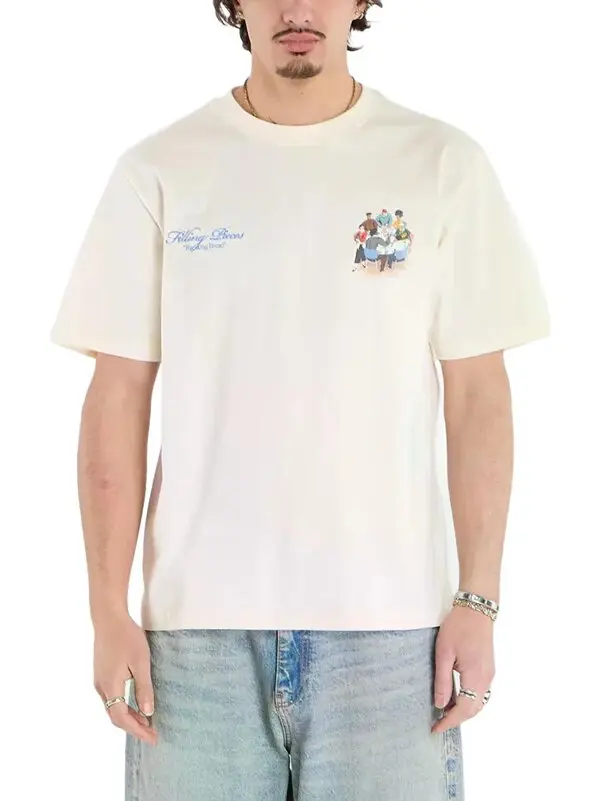 Filling Pieces Logo-print T-shirt - Neutrals