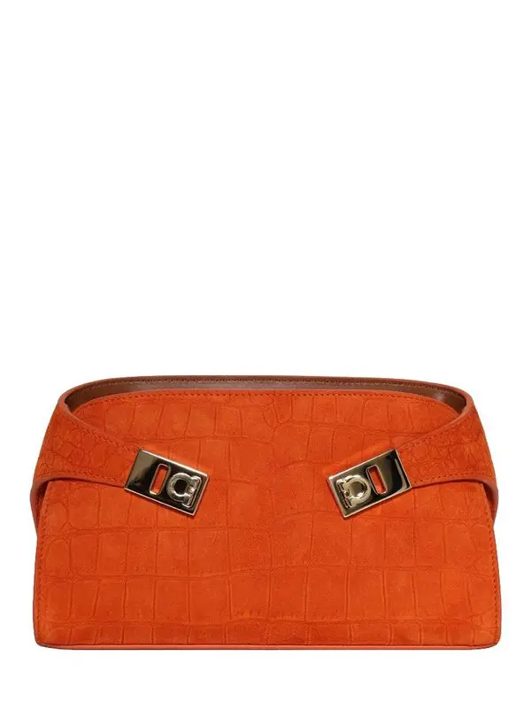 FERRAGAMO Hug Crossbody Bag - Orange