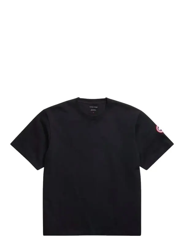 Canada Goose Novo Logo-patch T-shirt - Black