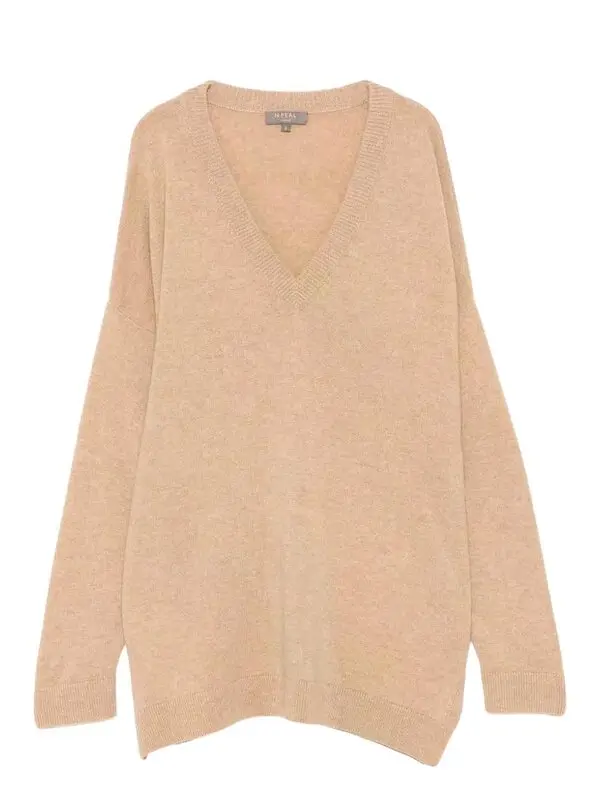 N.peal V-neck Jumper - Neutrals